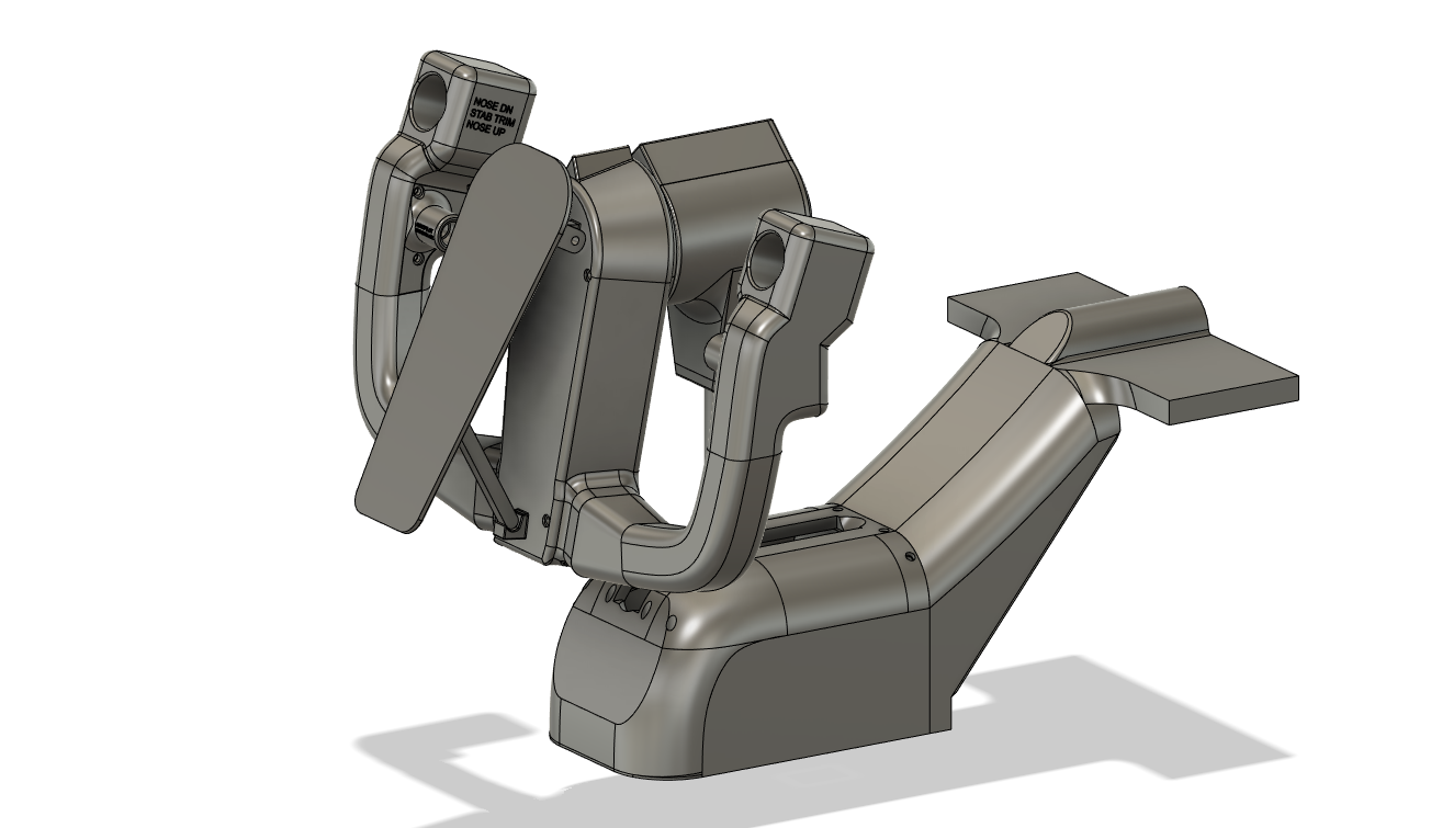 3D Printable Flight Yoke Kit | SilenceDIY Flight SIM DIY Products